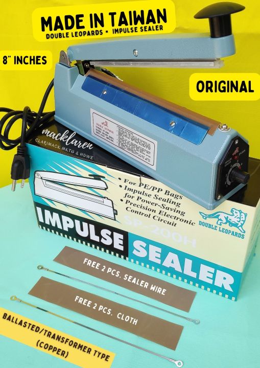 Impulse Sealer ️ Heat Sealer ️ Plastic Sealing Machine ️ Double ...