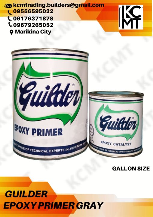 GUILDER EPOXY PRIMER GRAY AND WHITE 1L GALLON | Lazada PH