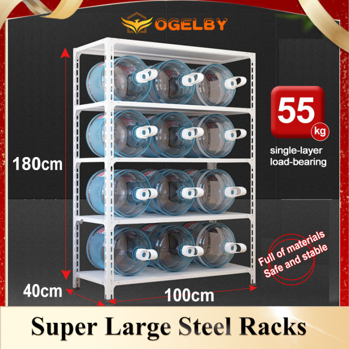 【Oversized 120*40*200】Multi-Purpose 4/5/6-Layer Steel Rack- Metal ...