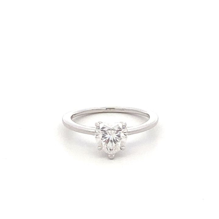 Silverworks 925 Sterling Silver Alaina Silver Stud Ring For Women R6628 ...