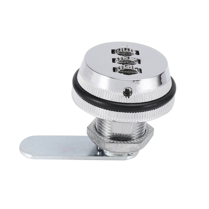Alloy Code Combination Cam lock Keyless Post Mail Box Cabinet RV 3 Dial ...