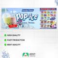 Spanduk Banner Pop Ice Minuman Viral Ukuran 160x60 CM Bisa Kustom ...