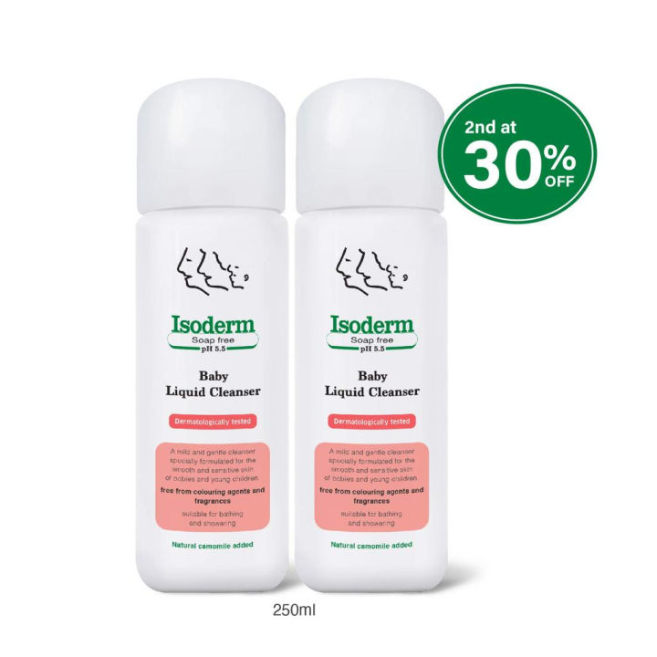 Isoderm Baby Liquid Cleanser Twin Pack (250ml x 2) | Lazada