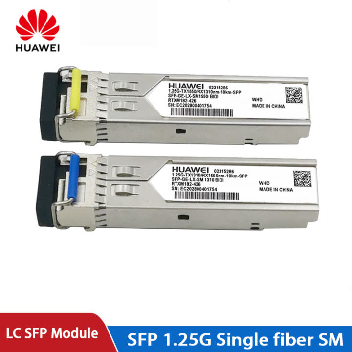 Huawei SFP Module 1.25G LC/SC BiDi 1310nm/1550nm WDM switch Compatible SFP Transceiver module ...