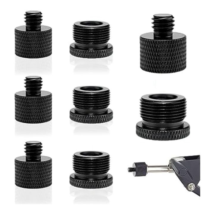 (CMGV) 8 PCS Microphone Stand Adapters 3/8 to 5/8 Microphone Adapter ...