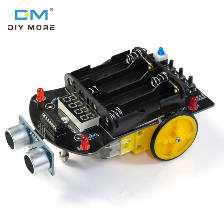 diymore Smart Robot Car Kit Line Module Ultrasonic Sensor IR ...