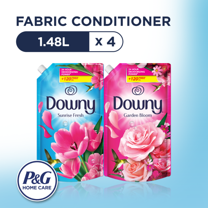 [Bundle of 4] Downy Fabric Conditioner Sunrise Fresh Garden Bloom 1.48L ...