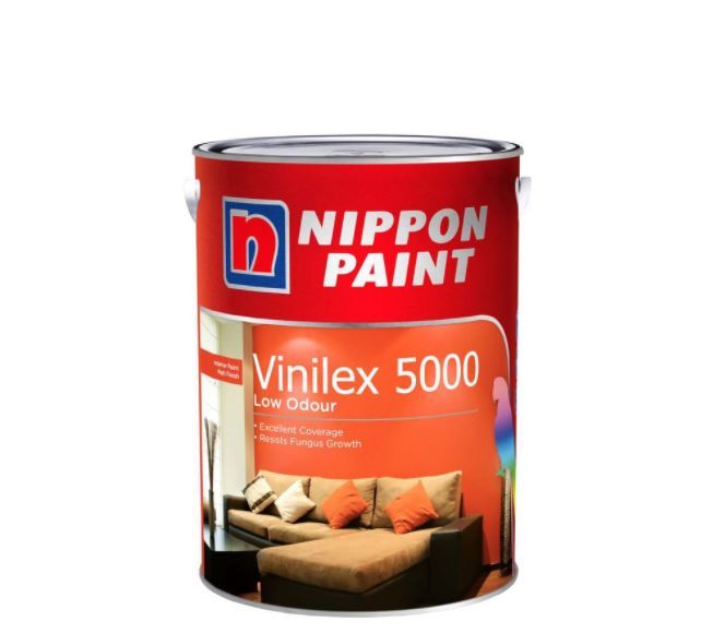 Nippon Paint Vinilex 5000 - Base 2 - Fresh Celery 1123 - 1L | Lazada ...