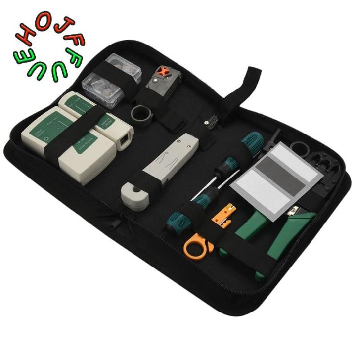 Network Cable Repair Tool Kit Set Rj45 Rj11 Cat6 Cable Tester Test ...