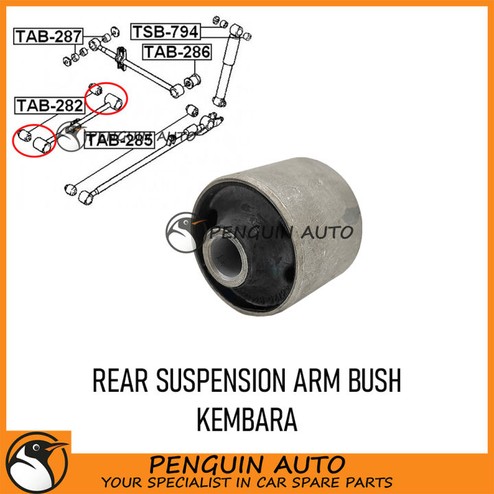 PERODUA KEMBARA REAR SUSPENSION ARM BUSH IRON 48725-87402 | Lazada