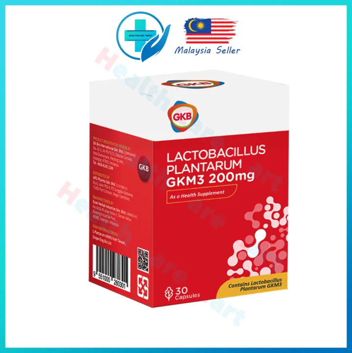 GKB Lactobacillus Plantarum GKM3 200mg 30s | Lazada