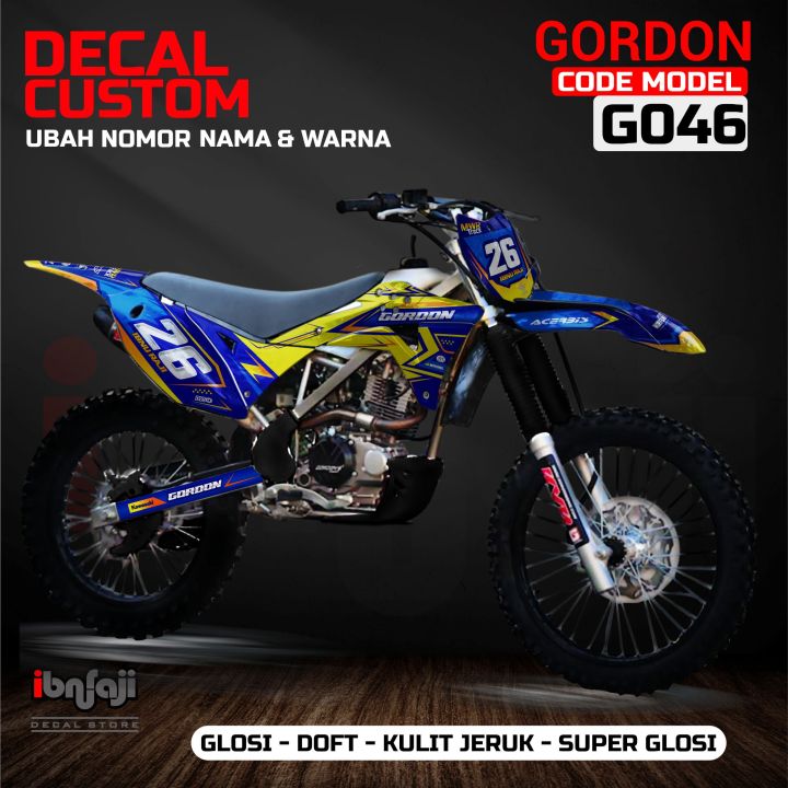 Decal Gordon Stiker Decal Klx Gordon Full Body G033 | Lazada Indonesia