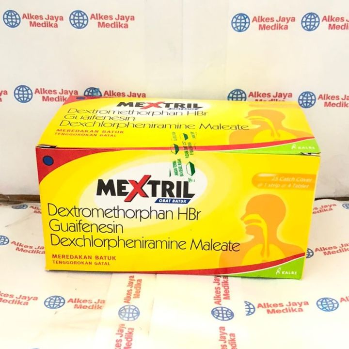 Mextril Box Isi 25 Strip 4 Tablet - Obat Batuk Pilek | Lazada Indonesia