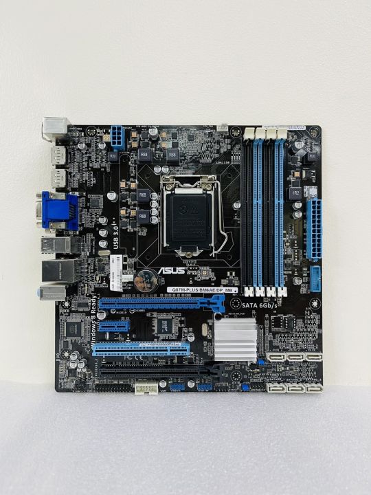 ASUS Q87M-PLUS/BM6AE/DP-MB Desktop 4TH GEN Motherboard H87 Socket LGA ...