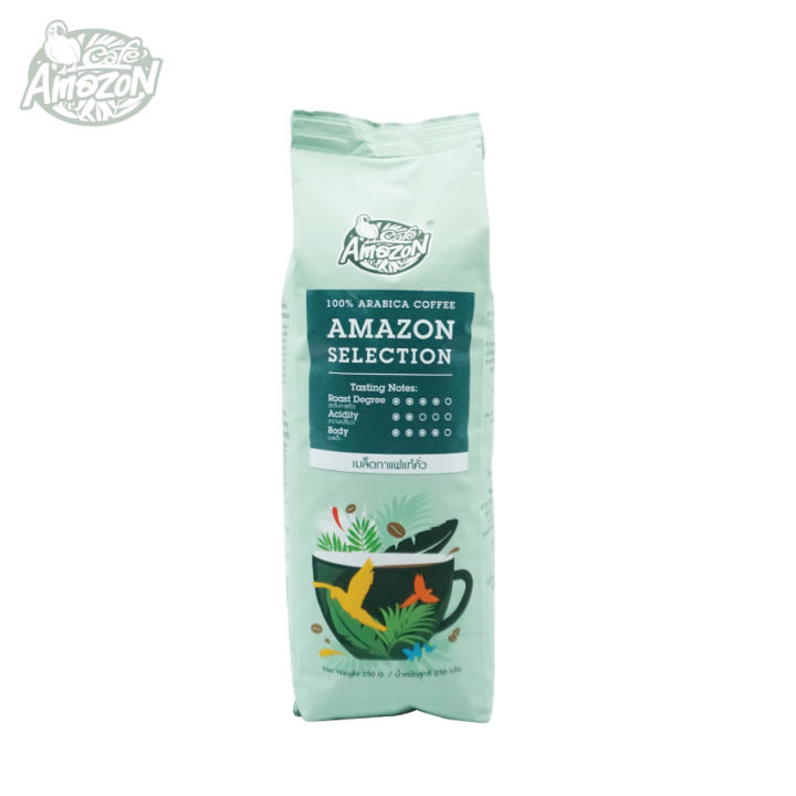 Café Amazon เมล็ดกาแฟแท้คั่ว "อเมซอน ซีเล็คชั่น" (ตรา คาเฟ่ อเมซอน ...