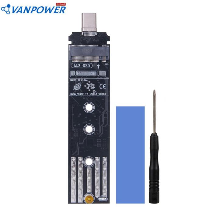 M 2 Nvme Sata To Type C Ssd Adapter Speed 10gbps M 2 Usb C Card