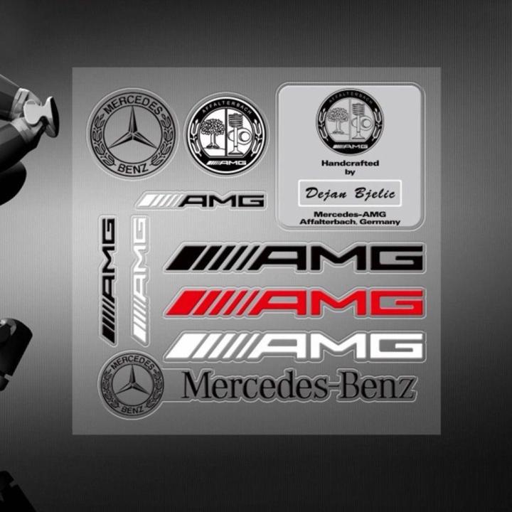 High Quality Car Sticker Mercedes AMG Decal Emblem Badge For Benz | Lazada