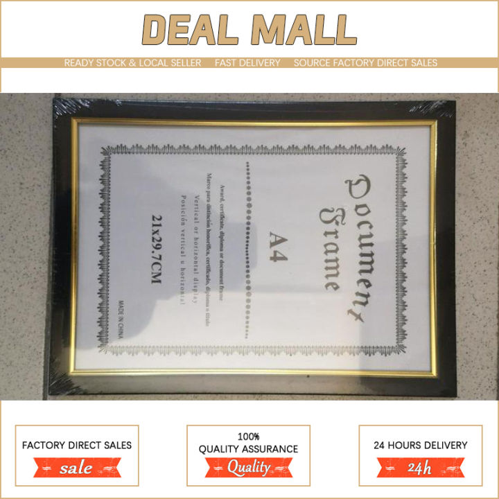 DEAL Photo frame A4 Frame certificate Document Picture Document Frame ...