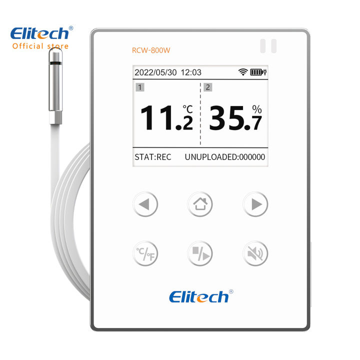 Elitech Wireless Digital Data Logger Remote Real-Time Temperature ...