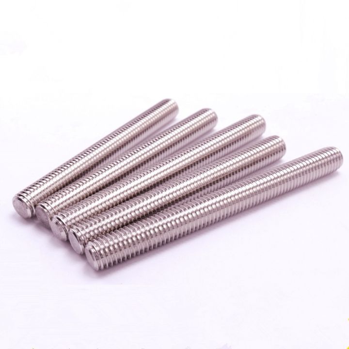 DIN975 Threaded Rod M5 M6 M8 M10 M12 M14 M16 M20 Full-Thread Bar 304 Stainless Steel Fasteners ...
