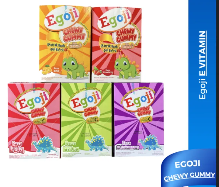Egoji Chew Gummy All Varian 1 BOX 5's Sachet | Lazada Indonesia