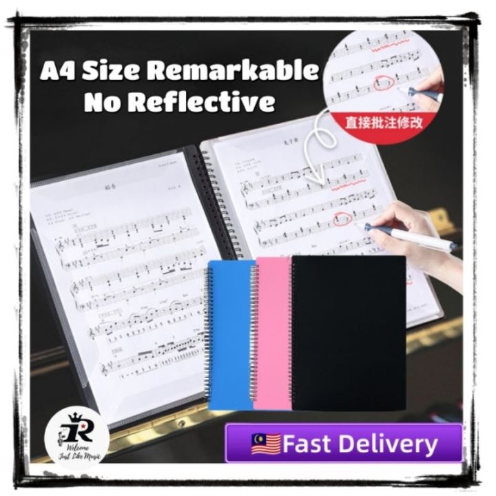Music Score Pocket Page 40/60 Pocket Paper Sheet Document File | Lazada