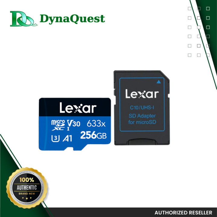 Lexar High Performance 633x SDXC CLASS10 Micro SD Card w/ Adapter ...