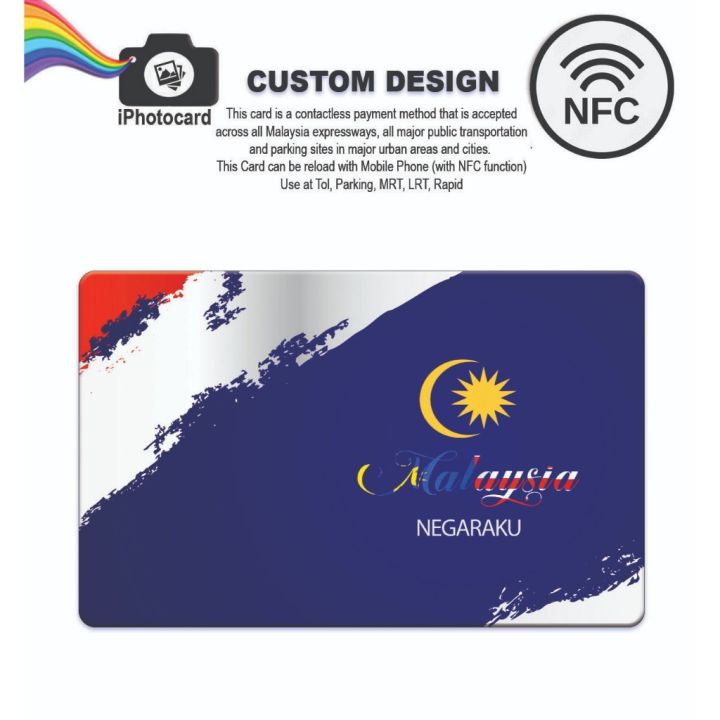Touch n Go Card-MALAYSIA MERDEKA Limited Edition-NFC TNG Card Reload ...