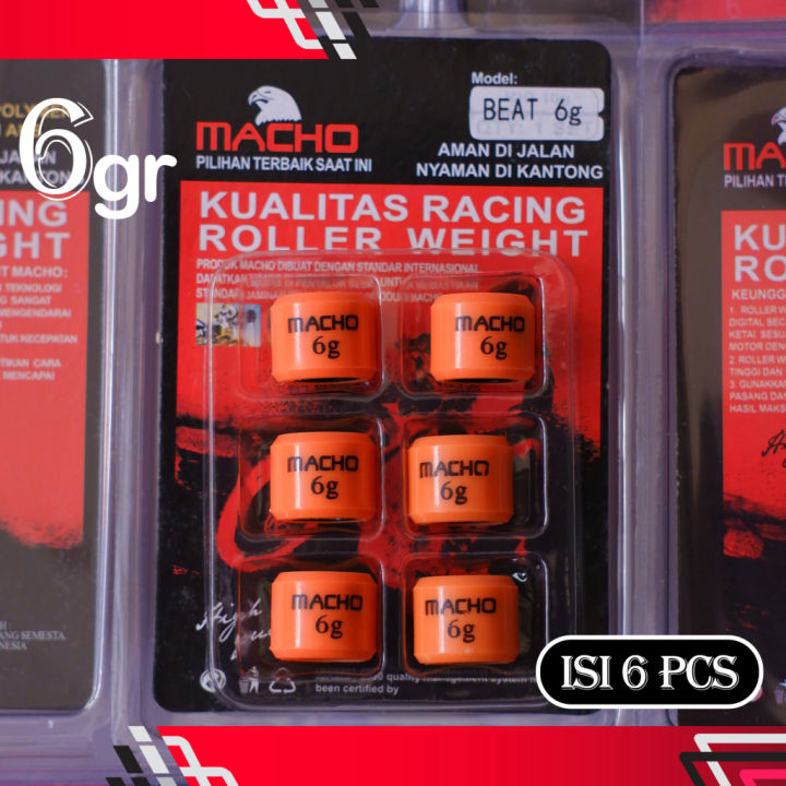 Roller Racing 6 Gram Honda Beat / Vario 110 / Scoopy / Spacy / Kymco ...