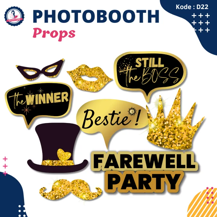 Photobooth props wisuda Photobooth Farewell perpisahan Photo properti ...