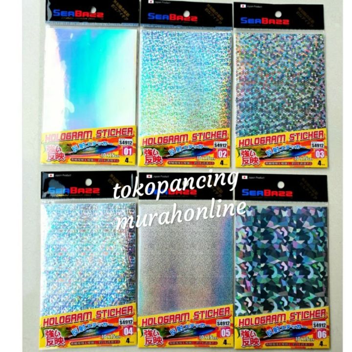 SEABAZZ STICKER HOLOGRAM stiker (untuk memancing) | Lazada Indonesia