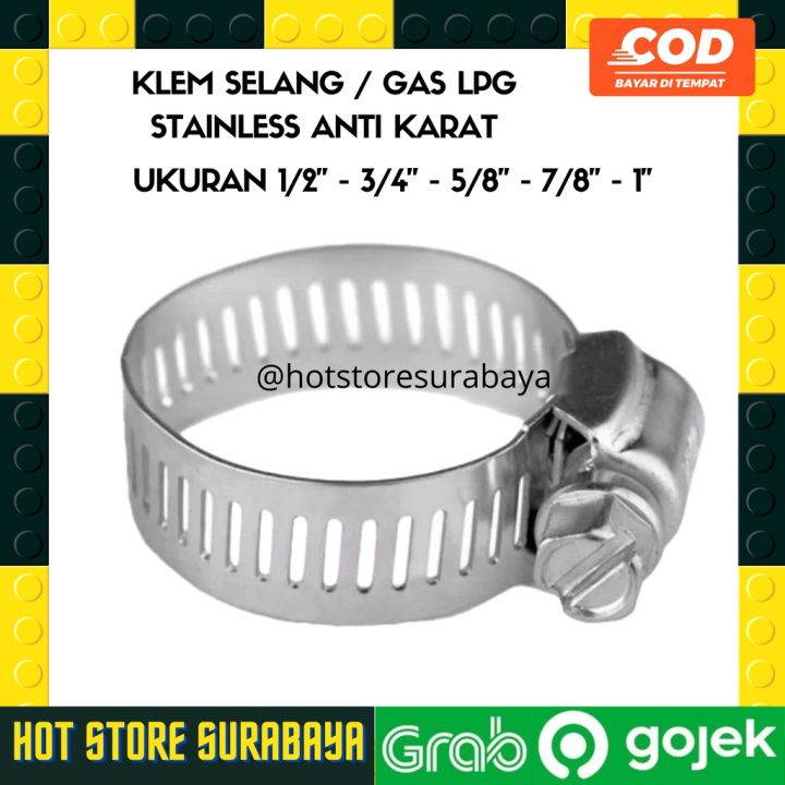 Klem 3/4 Inch Stainless Steel - Klem Selang 3 per 4 Kompor - Klem ... Klem 3/4 Inch Stainless Steel - Klem Selang 3 per 4 Kompor - Klem ...