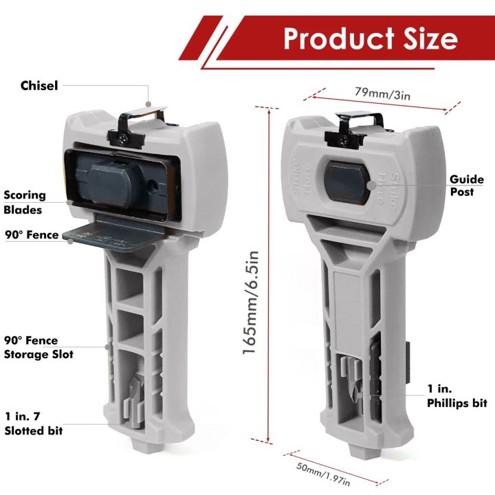 Door Hinge Latch Installation Kit Accurate Door Hinge Mortiser Latch ...