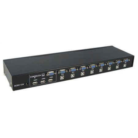 2/4/8 Port USB VGA KVM Switch Box For Mouse Keyboard Monitor Sharing ...