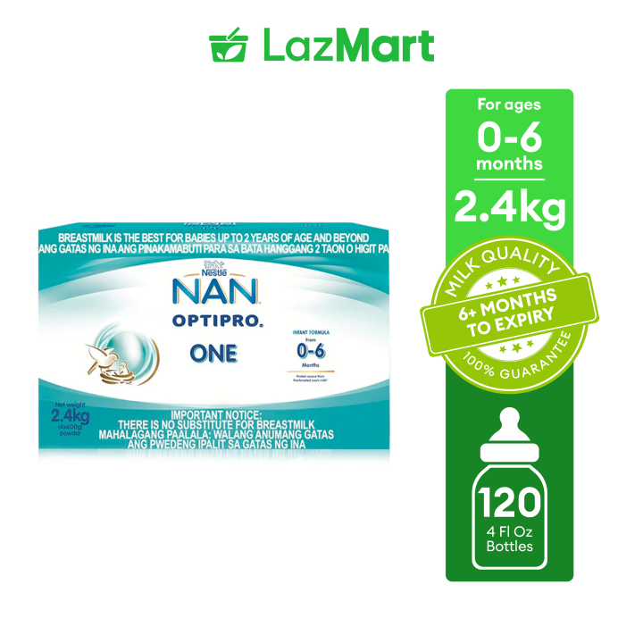 NAN® OptiPro® One Infant Formula for 0-6 Months 2.4kg | Lazada PH