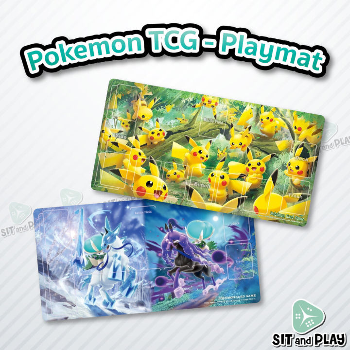 Pokemon TCG - Playmat แผ่นรองเล่น การ์ดเกมโปเกมอน ลิขสิทธิ์แท้ 100% ...