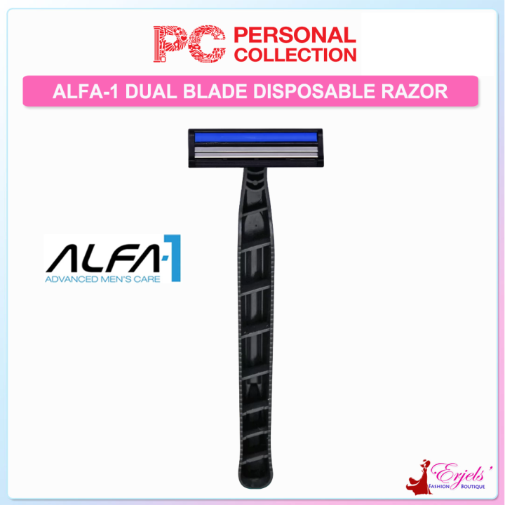 PC Personal Collection ALFA-1 Advance Men's Care Dual Blade Disposable ...
