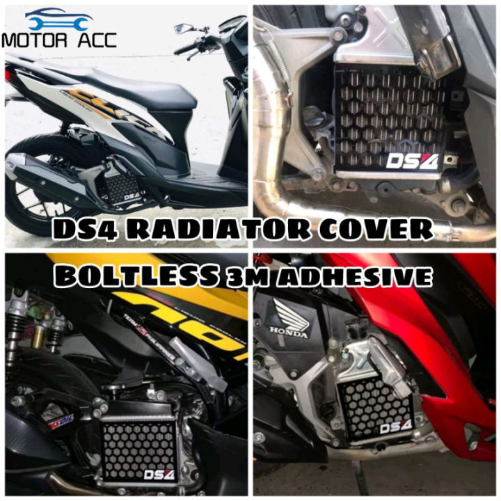 Honda Click 125i/150i Radiator Cover For Ver. 1, 2 & 3 DS4 Radiator ...