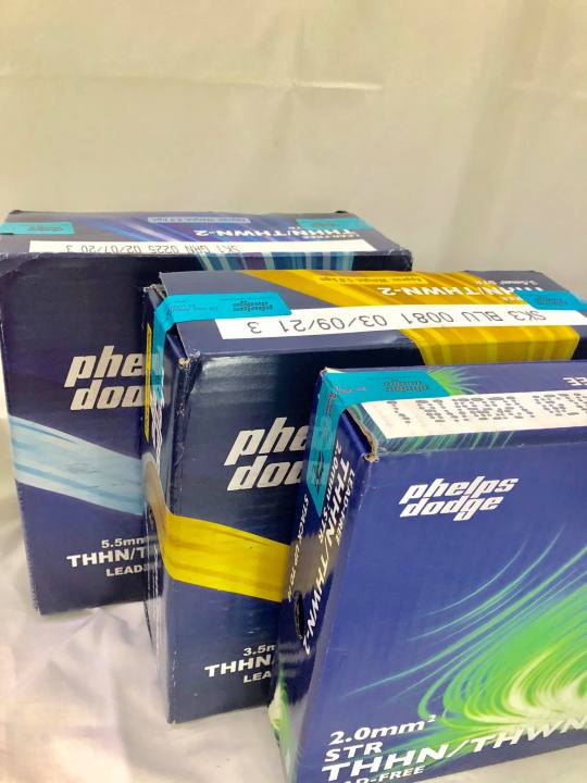 PD Phelps Dodge THHN Wire stranded 8.0 8/7 100 meters per box | Lazada PH