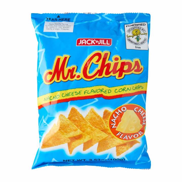 PHILIPPINE'S BEST CRUNCHY CHIPS - MR. CHIPS NACHO CHIPS FLAVORED CORN ...