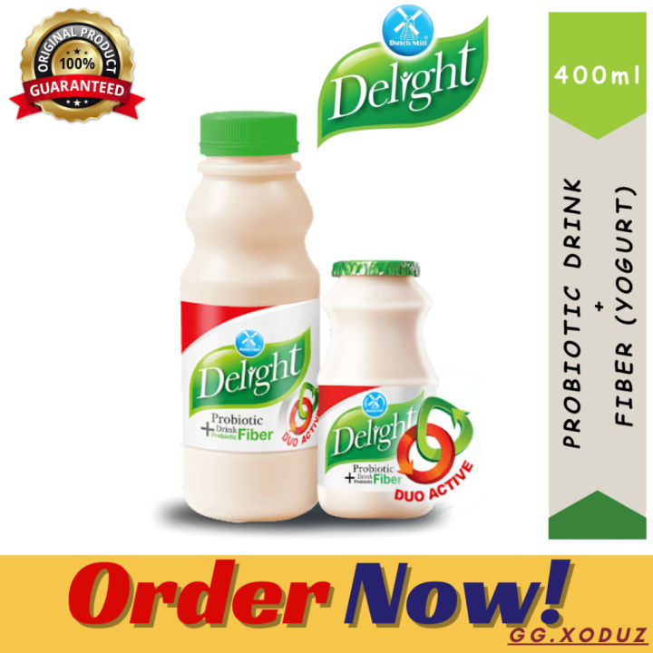 Dutch Mill Delight PROYO 400mL Strawberry or Blueberry Flavored Bottle ...