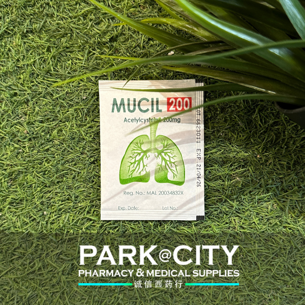 T.O Mucil 200mg Powder for Oral Solution Acetylcysteine 200mg [1 Sachet ...