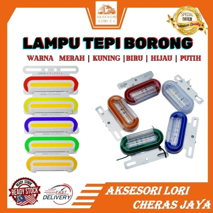 AKSESORI LORI CHERAS JAYA SIDE LAMP LED 12V / 24V LAMPU LORI TEPI LED ...