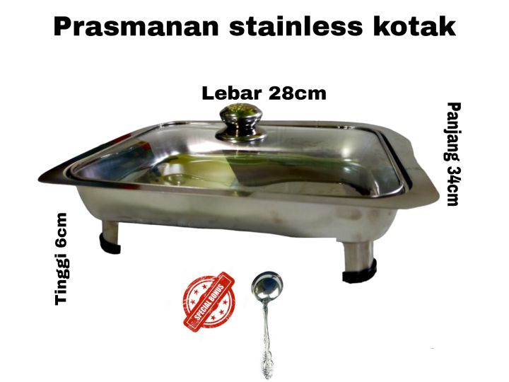 Fast Food Dish prasmanan kotak tutup full kaca / Tempat makan prasmanan ...
