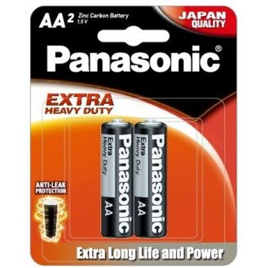 Panasonic Extra Heavy Duty AA 2pcs | Lazada