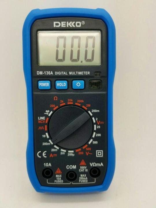 Dekko Digital Multitester Avometer Multimeter DM-136A,pengganti DM-133D ...