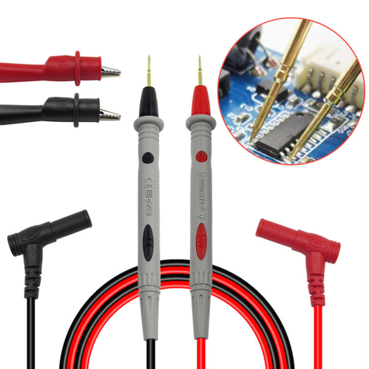 20A 1000V Probe Test Leads Pin for Digital Multimeter Tip Multi Meter ...