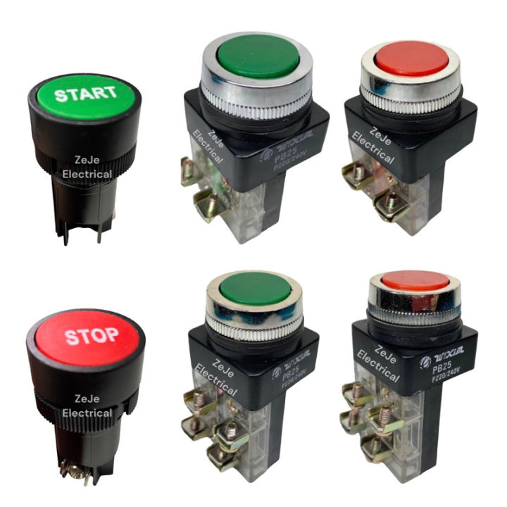 PUSH BUTTON - 22mm - 25mm - 30mm | Momentary | | Lazada PH