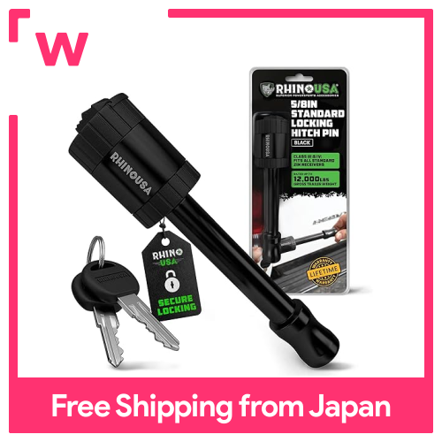 Rhino USA Trailer Hitch Pin (2) Patented 5/8 Locking Receiver Hitch Pin ...