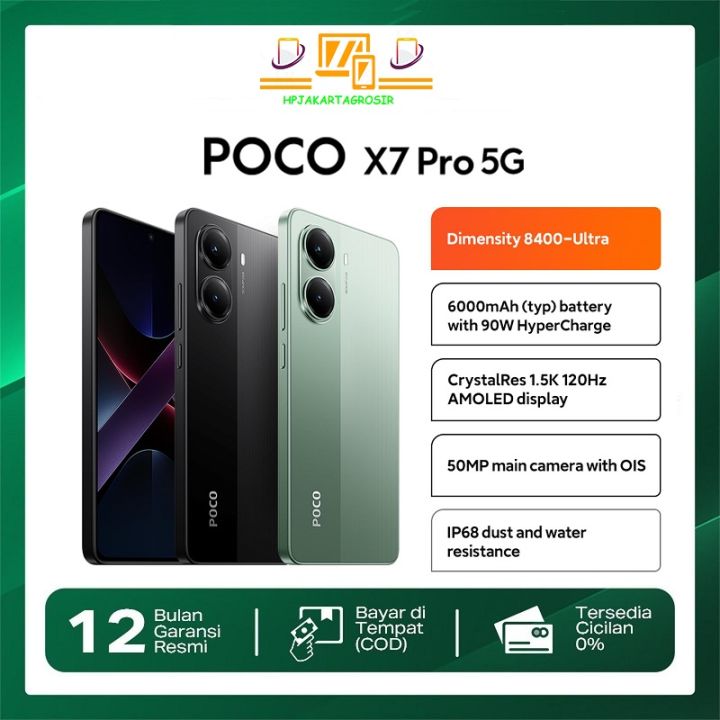 HANDPHONE POCO X7 Pro 5G | Dimensity 8400-Ultra | 6000mAh 90W ...